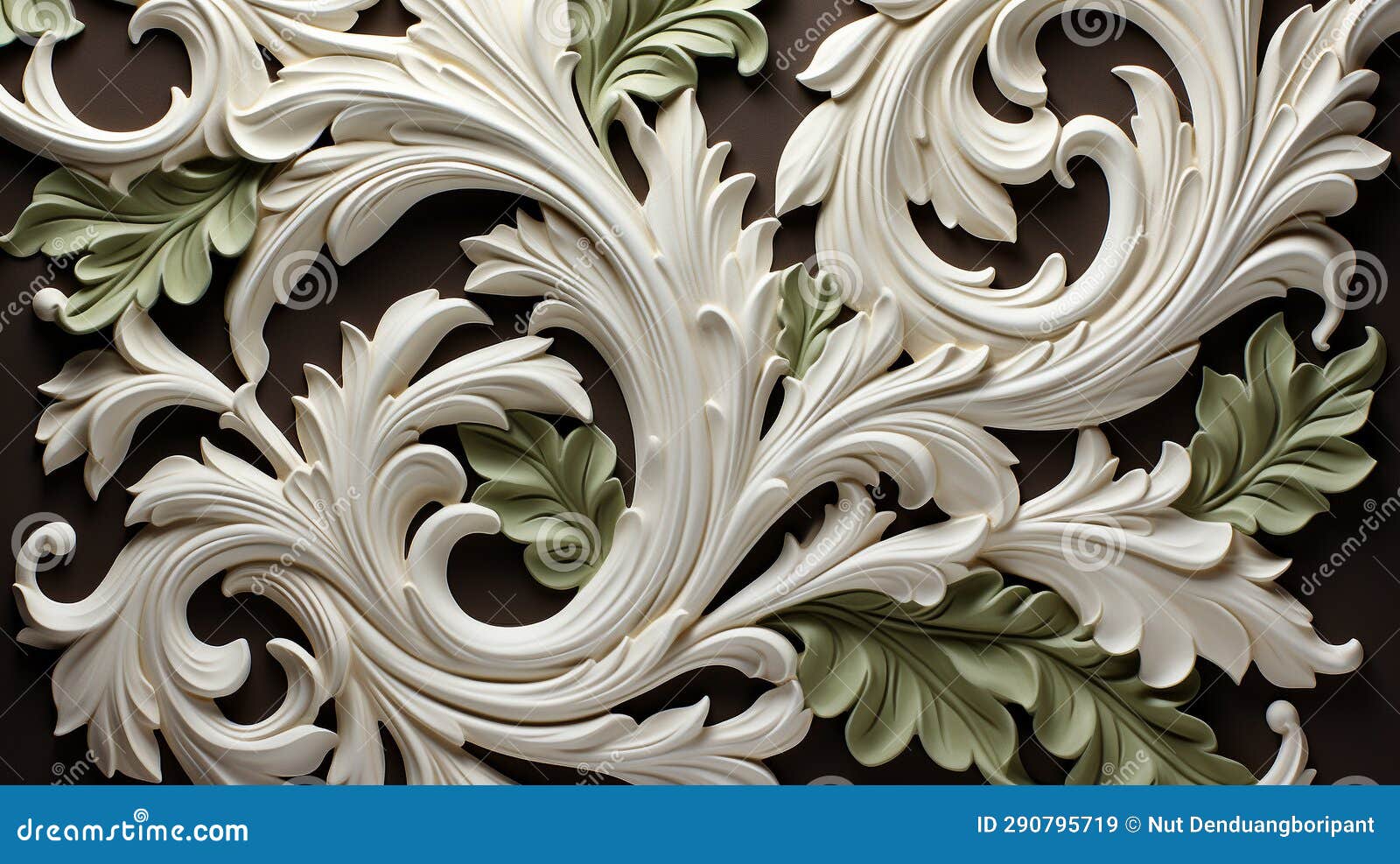 Embossed Art Techniques: Intricate Patterns on Canvas Stock ...