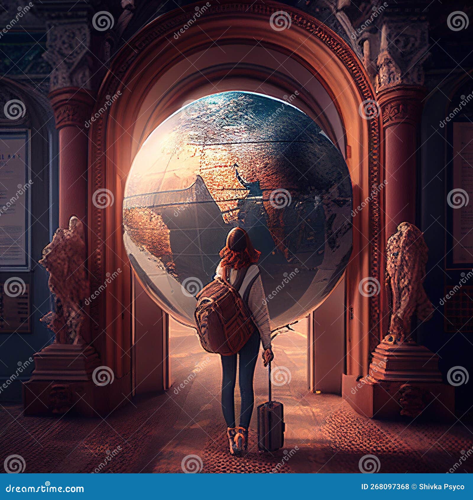 Explore the world stock illustration. Illustration of travel - 268097368 Explore the world stock illustration. Illustration of travel - 268097368