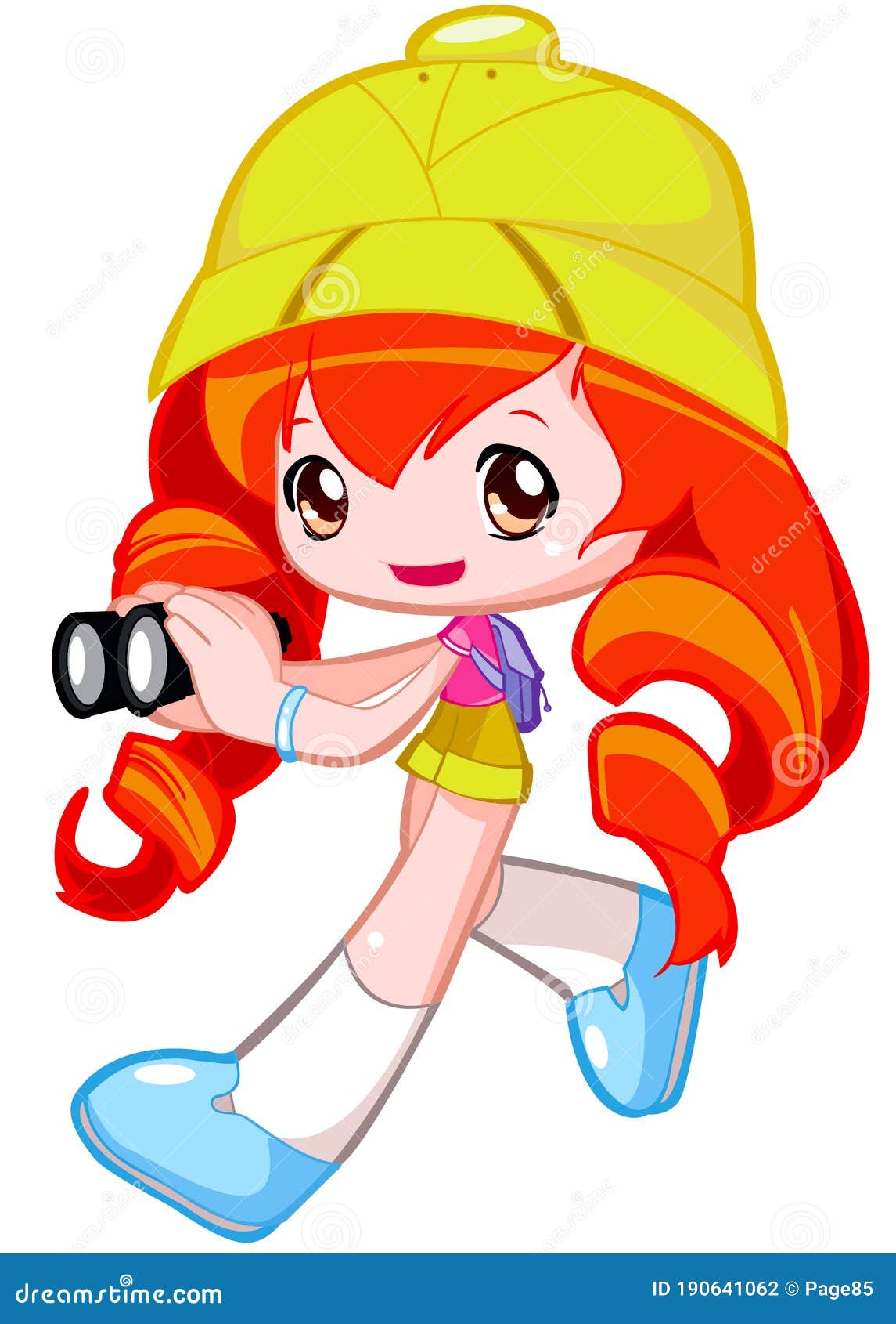 Cute explorer stock vector. Illustration of digital - 190641062