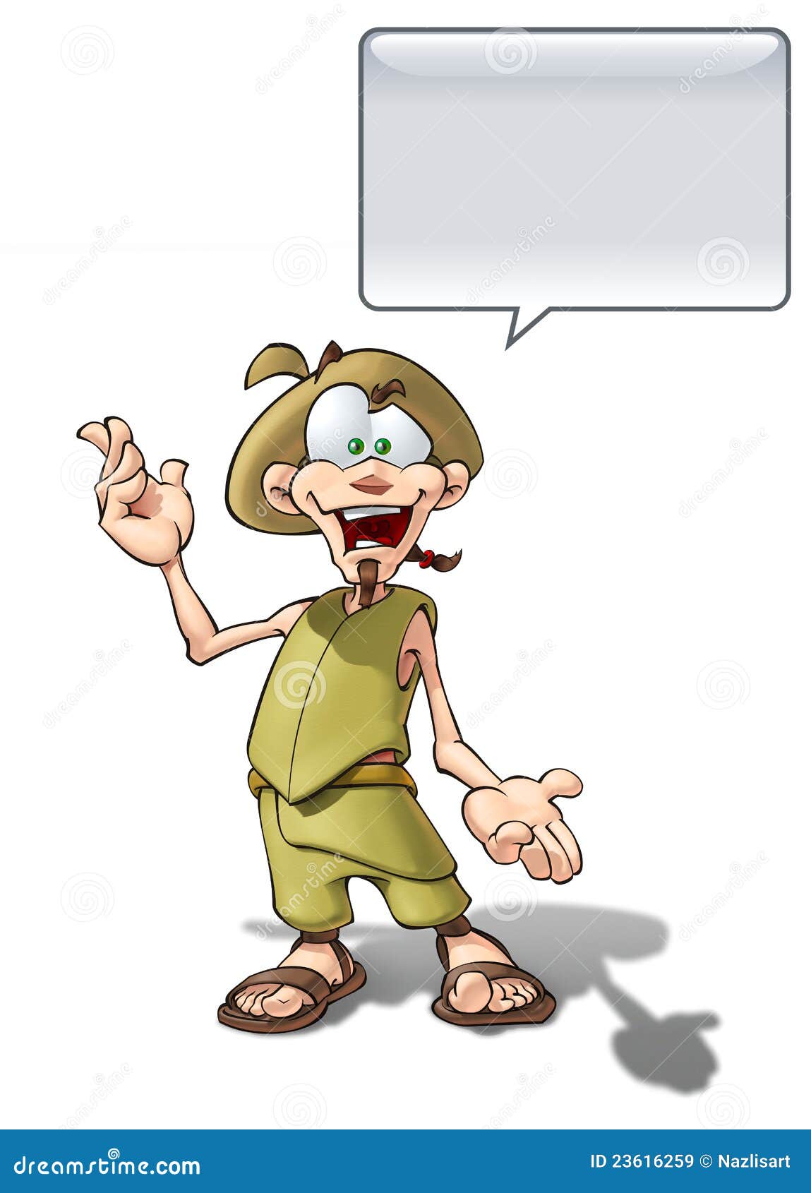 Animated 3d Explorer Girl In Adventure Themed Style Royalty-Free Stock ...