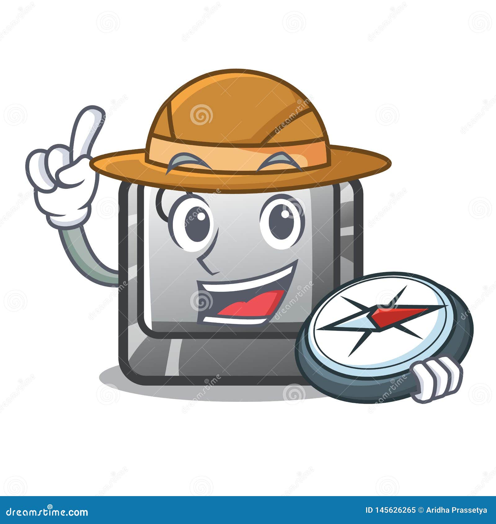 Explorer Button Q in the Character Shape Stock Vector - Illustration of ...