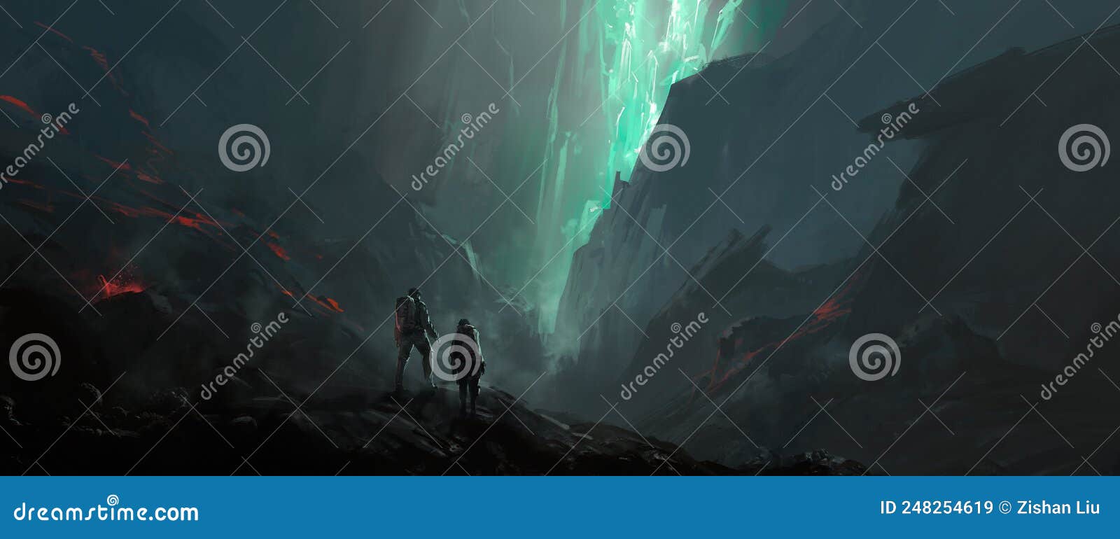 The Explorer Came To a Spooky Environment with Diamonds, 3D ...