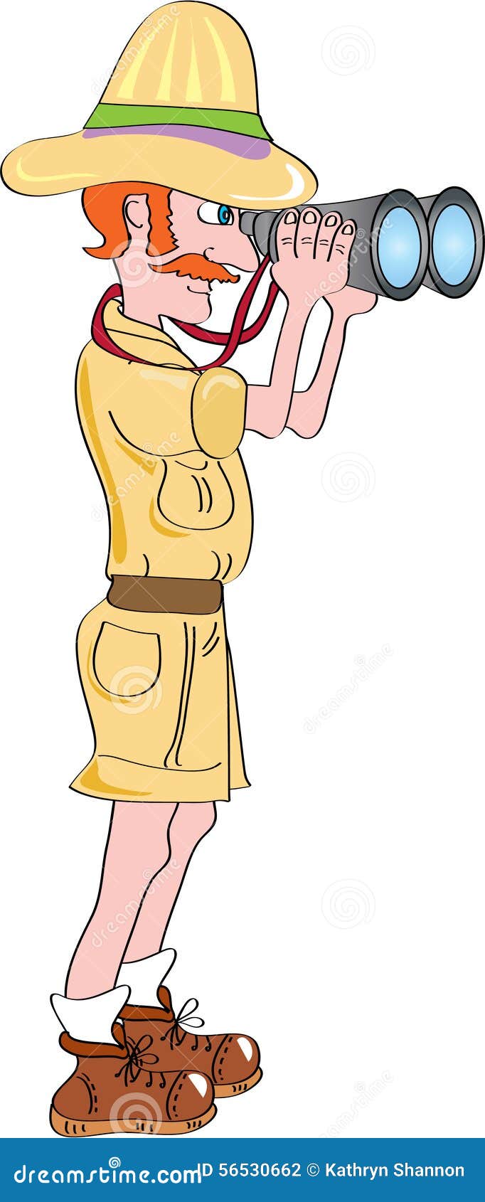 Explorer stock vector. Illustration of hunter, zoologist - 56530662