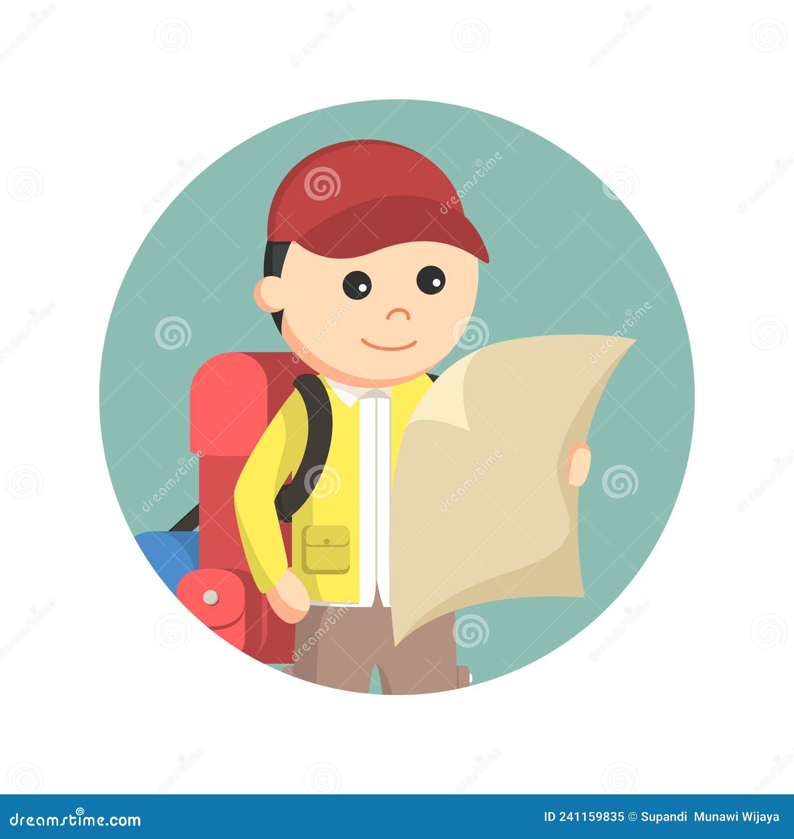 Explorer Character Profession Design Vector Stock Vector - Illustration ...