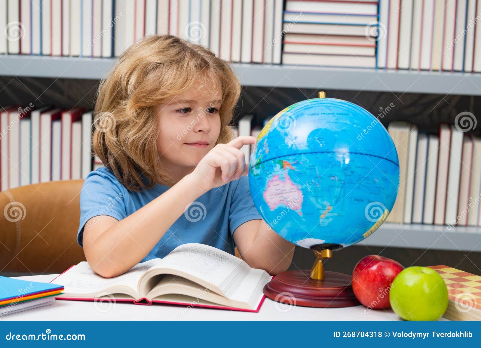 Explorer and Discovery. Back To School. Funny Little Boy from ...