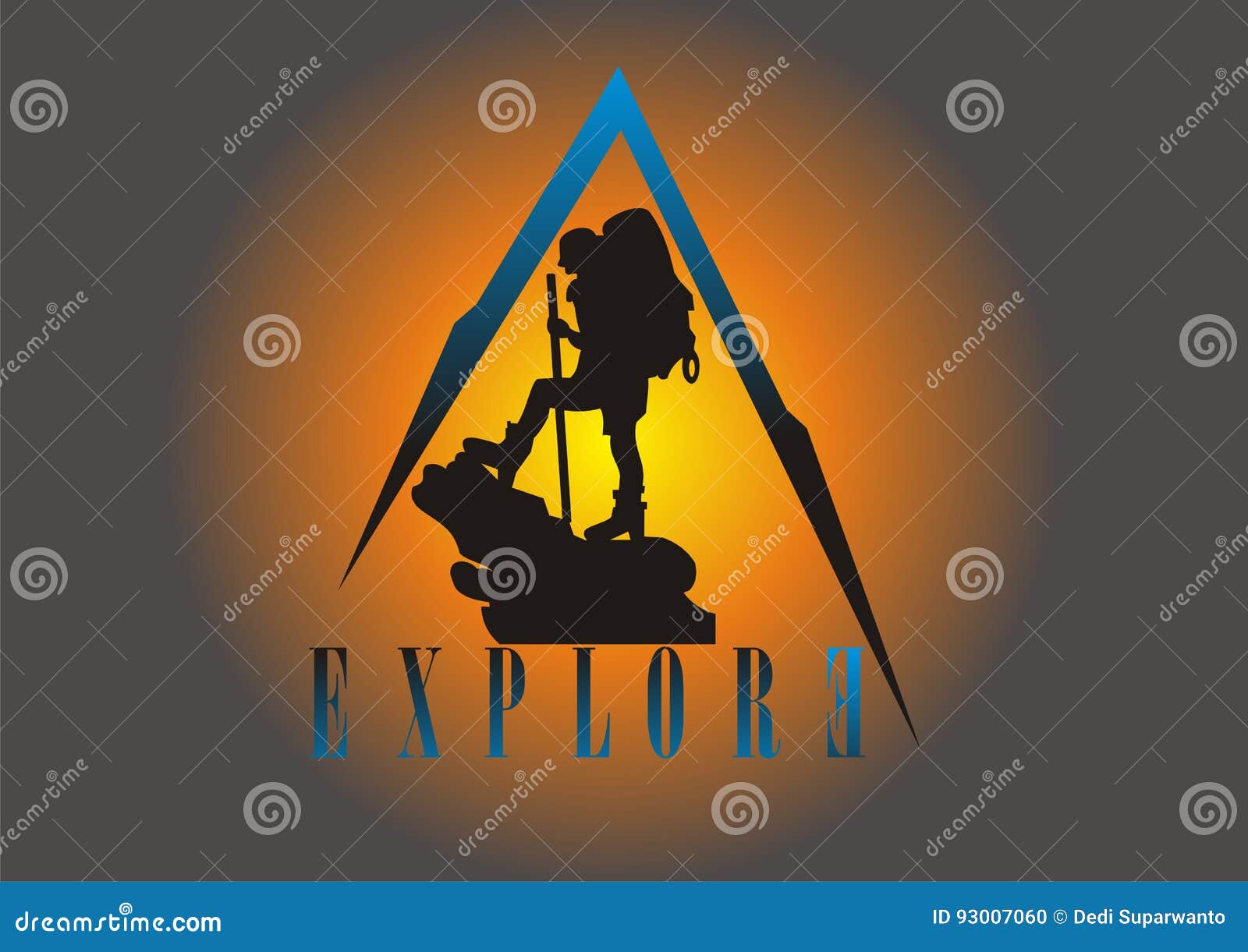 Explorer stock illustration. Illustration of graphic - 93007060