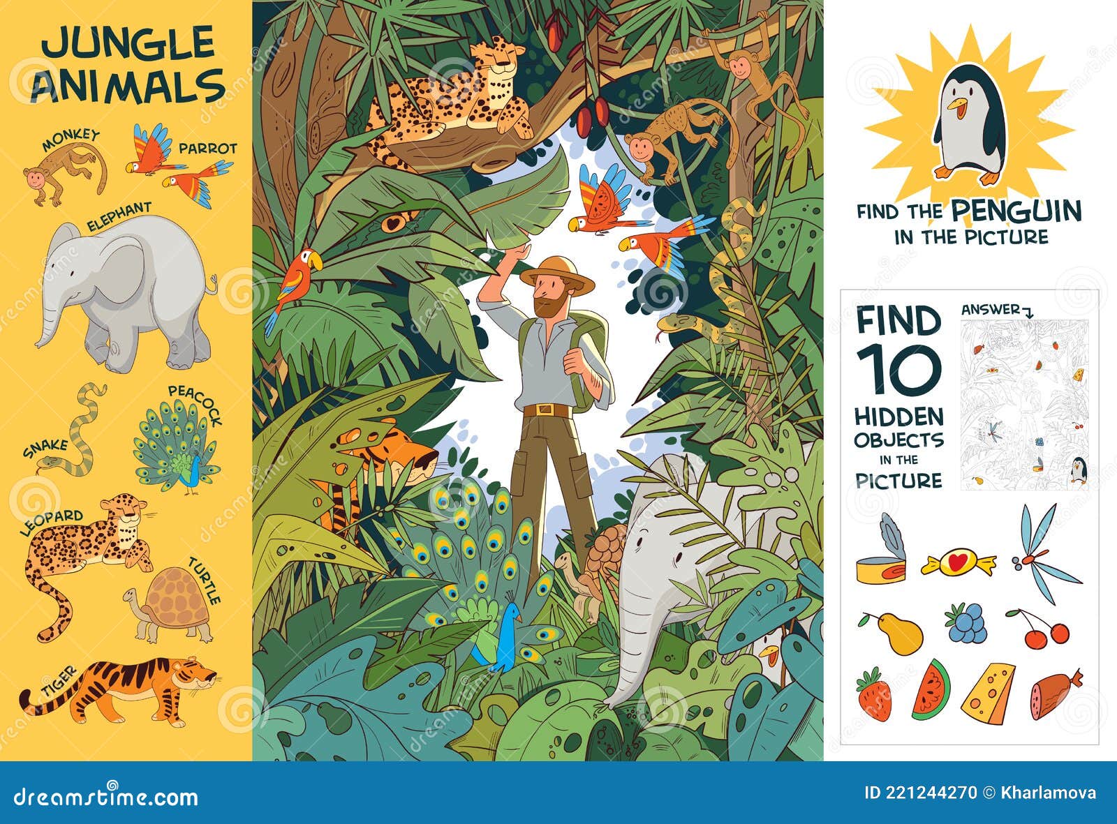 Discovery Explorer Jungle Stock Illustrations – 195 Discovery Explorer ...