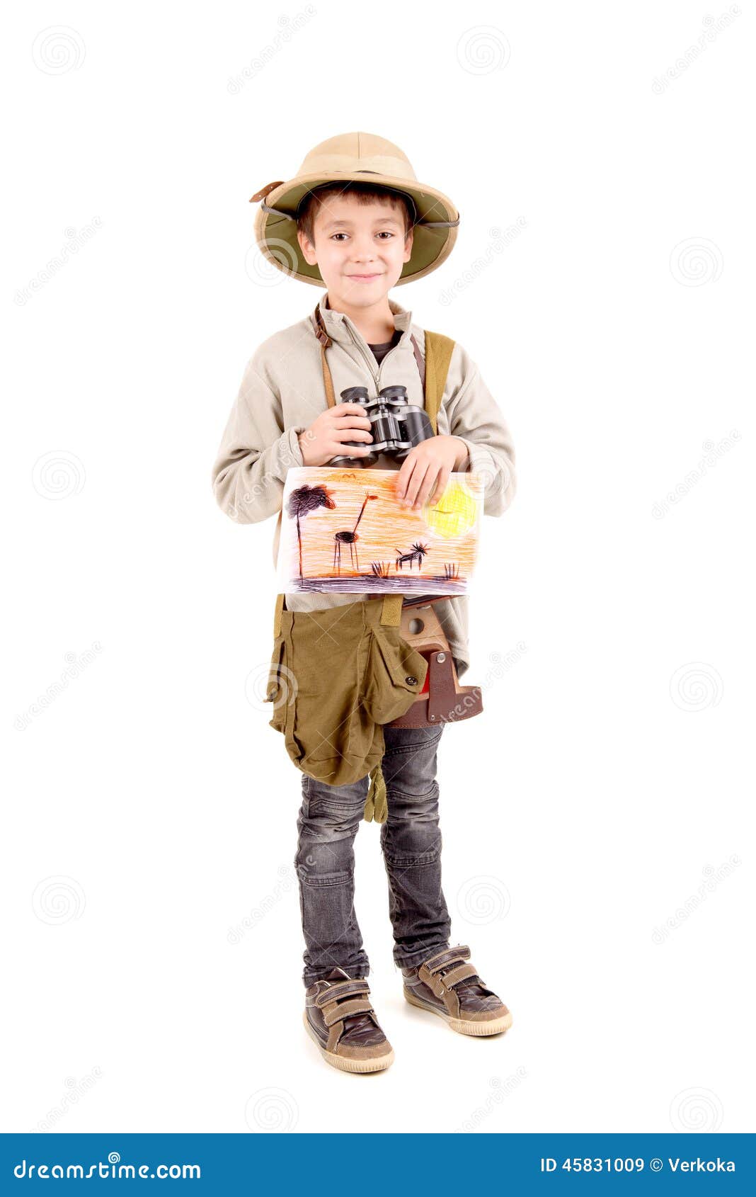 Explorer stock image. Image of glass, head, clothing - 45831009