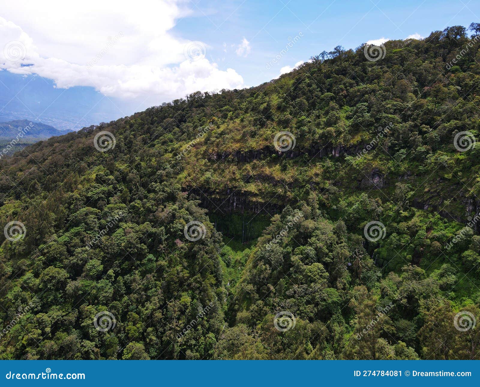 Explorer Pitu Waterfall Pujon, Malang, East Java, Indonesia Stock Image ...