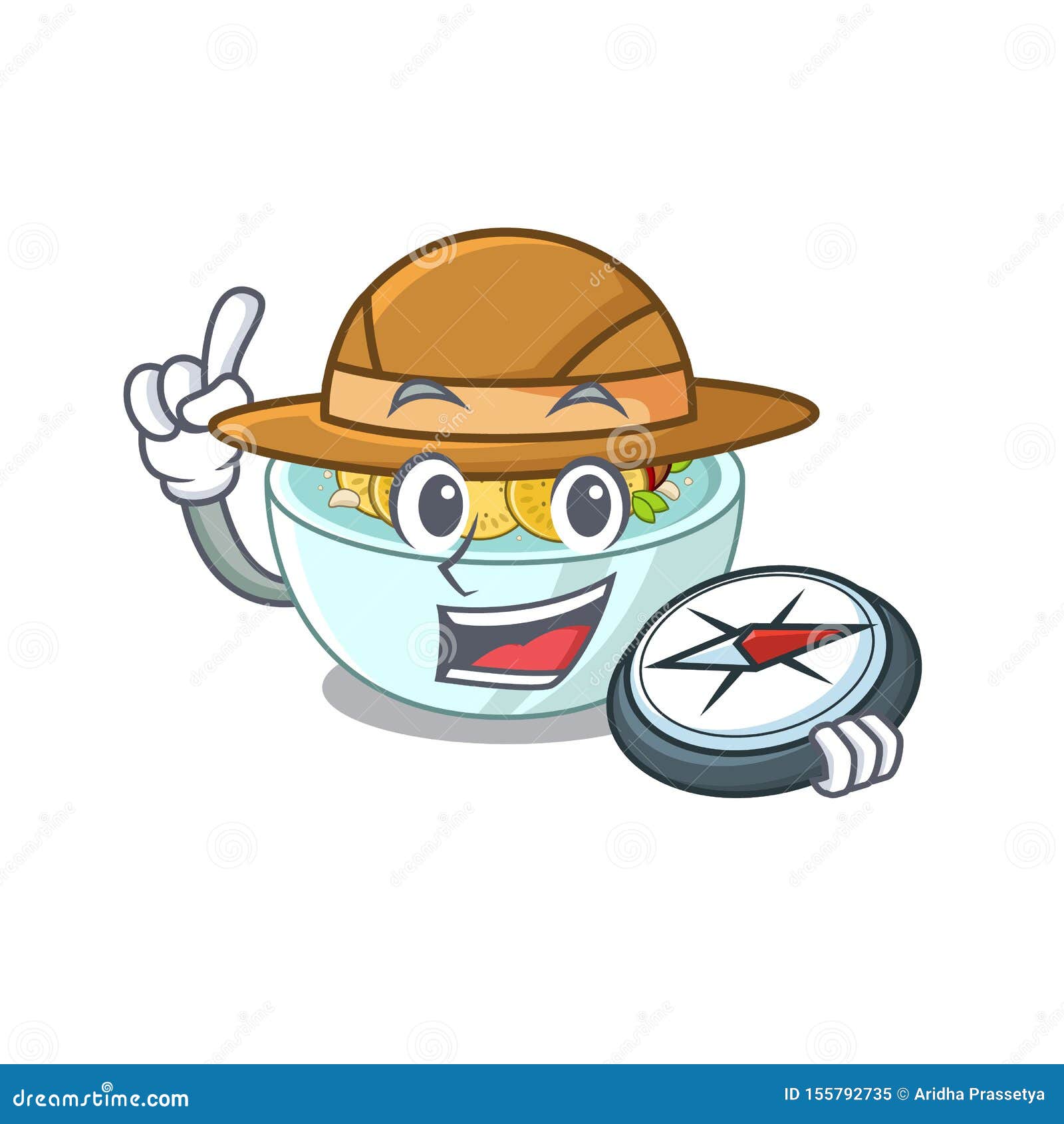 Explorer Ratatouille Isolated with in the Cartoon Stock Vector ...