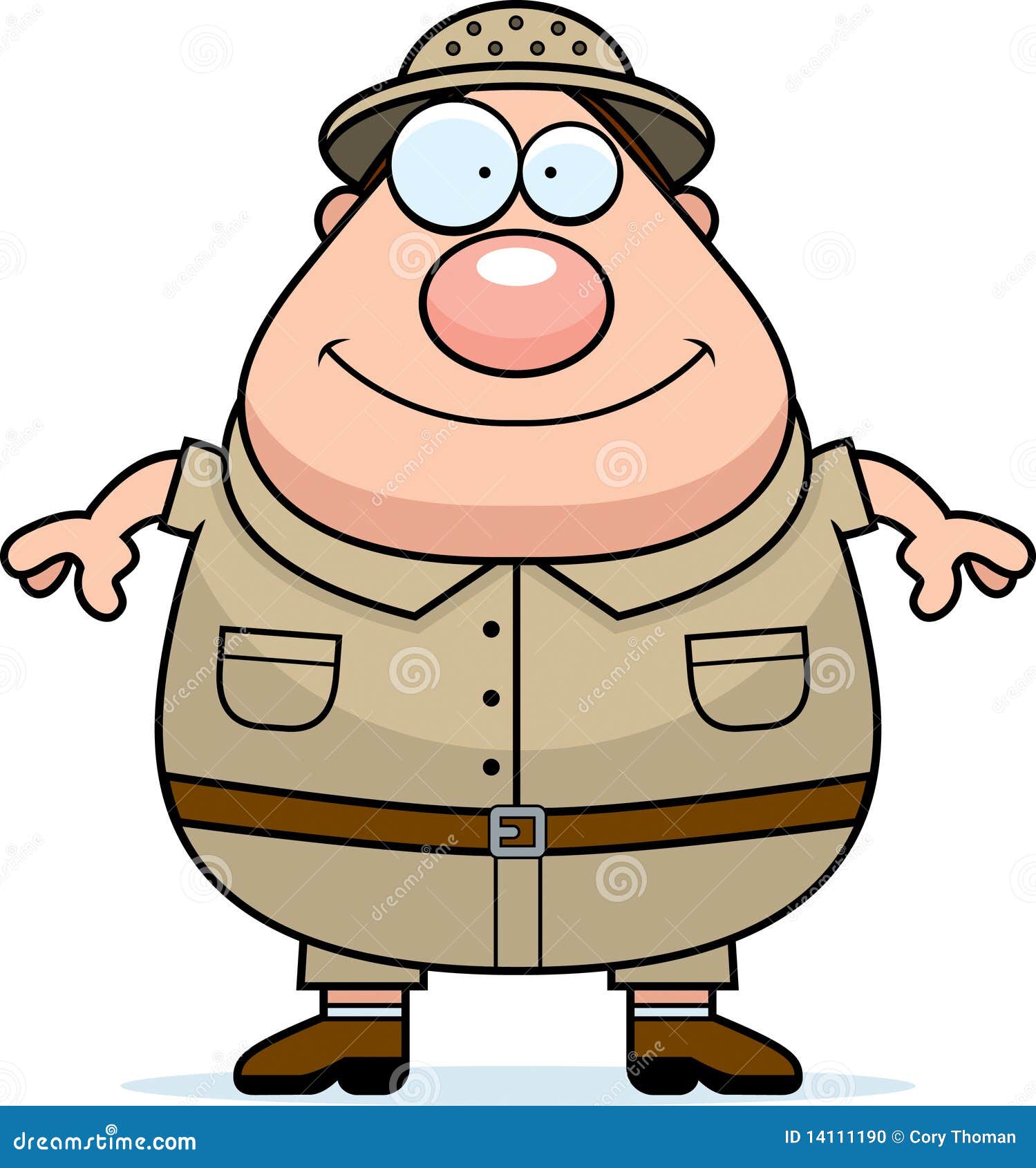 Explorer Smiling stock vector. Illustration of pith, person - 14111190