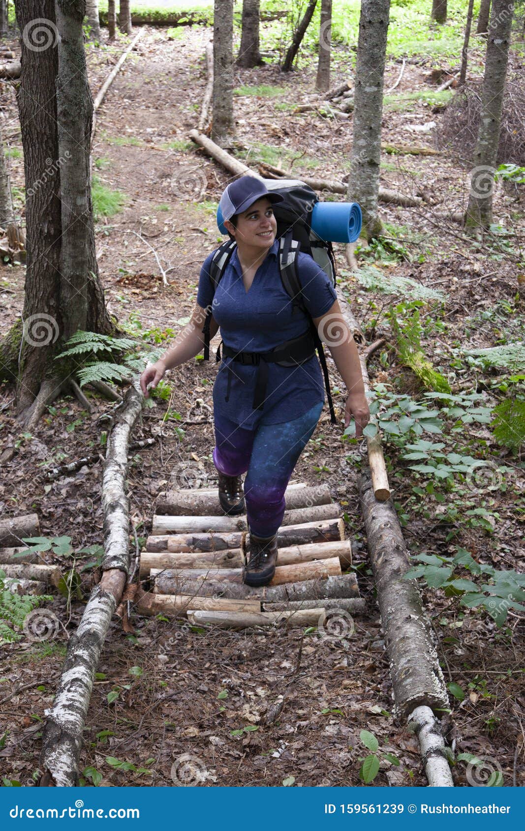 Explorer in the woods stock image. Image of outdoors - 159561239
