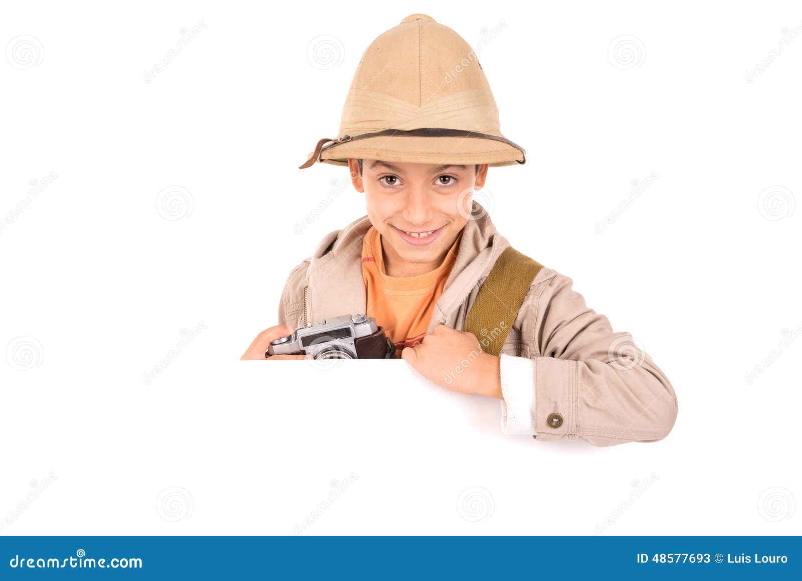 Explorer stock image. Image of costume, people, clothes - 48577693