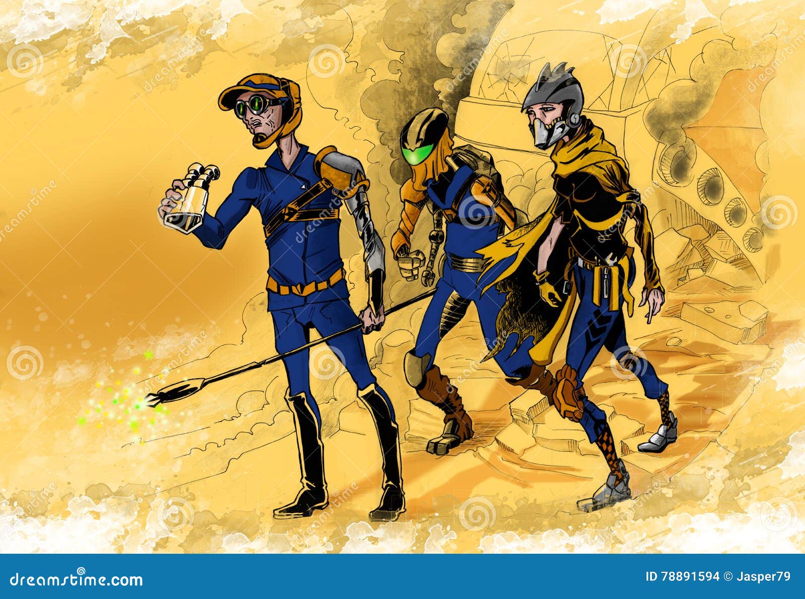 Explorers Team stock illustration. Illustration of group - 78891594