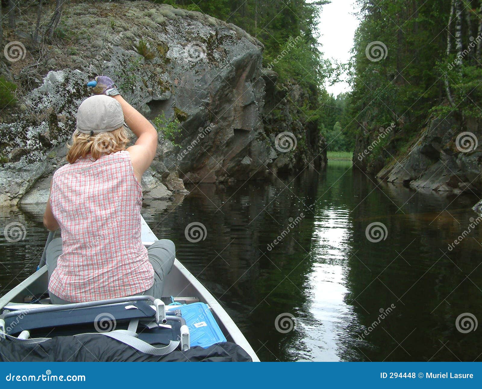Exploring stock photo. Image of recreation, health, canoeing - 294448