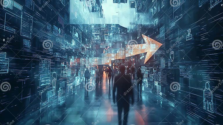 Exploring Abstract Digital Environments the Intersection of People Growth and Technology in a ...