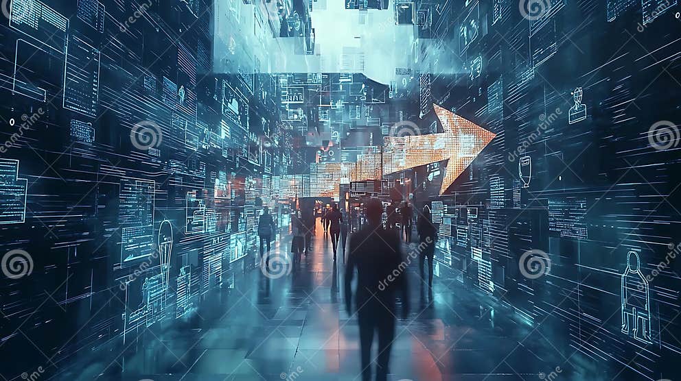 Exploring Abstract Digital Environments the Intersection of People Growth and Technology in a ...