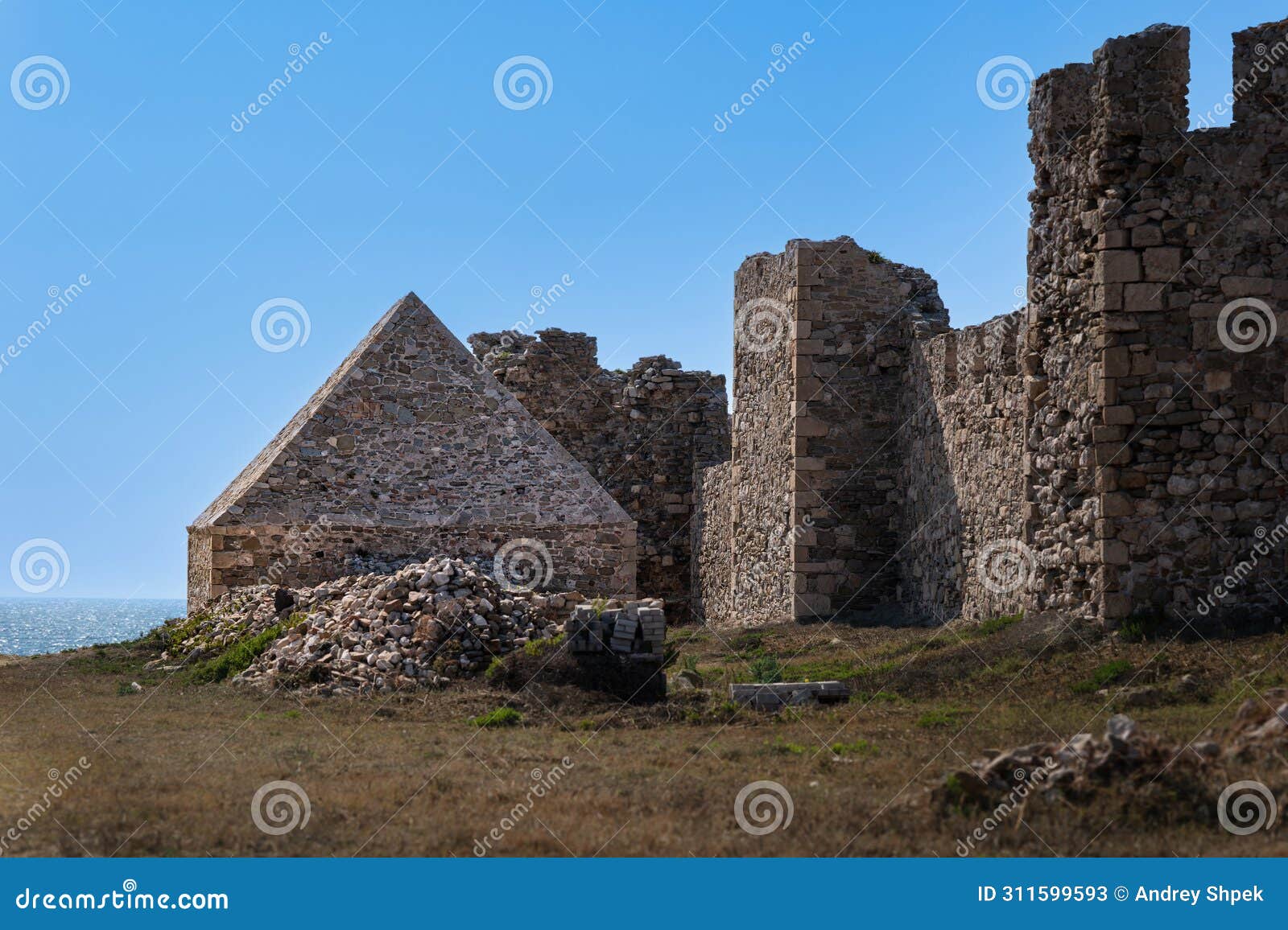 Gunpowder Storeroom (the Pyramid) Stock Image - Image of architecture ...