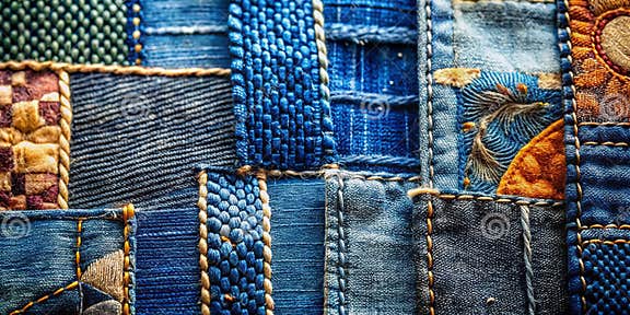 Exploring Architectural Textures and Structures through Denim Patchwork ...