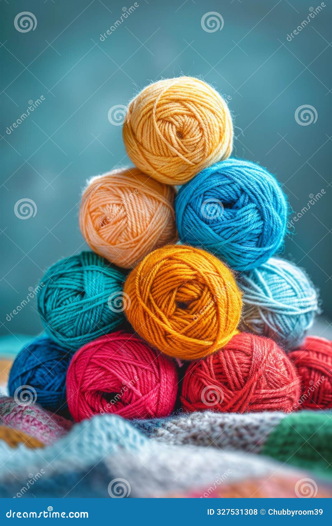 Exploring the Art of Knitting and Crocheting with Colorful Yarn Balls ...