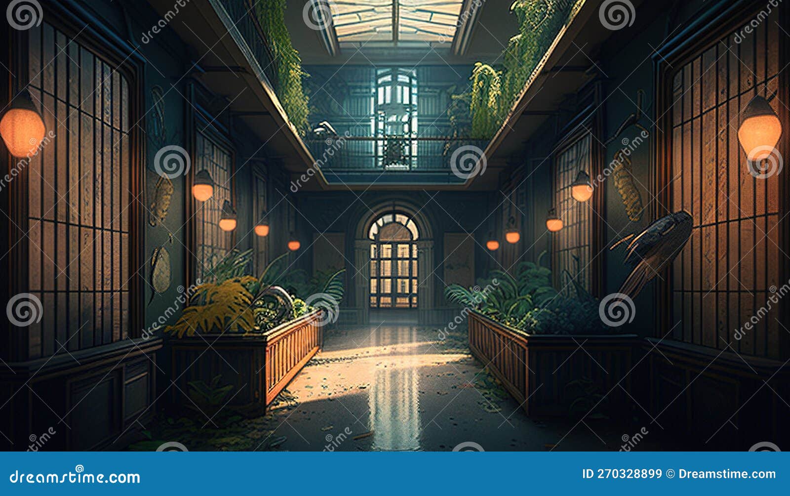 Exploring the Biology Lab, a Student Examines Specimens Stock ...