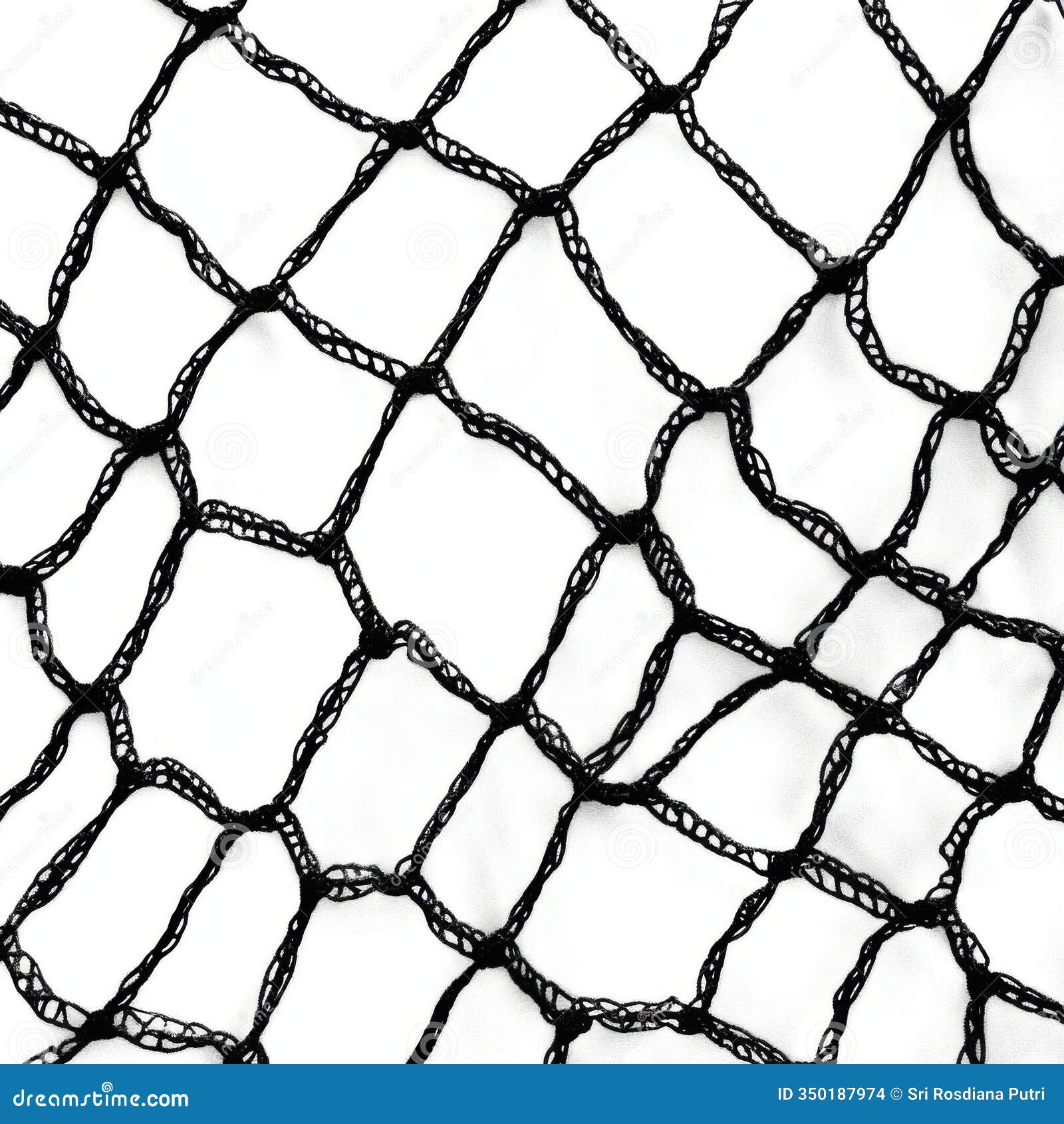 Exploring Black Netting, Knotted Texture Close-Up Stock Illustration ...