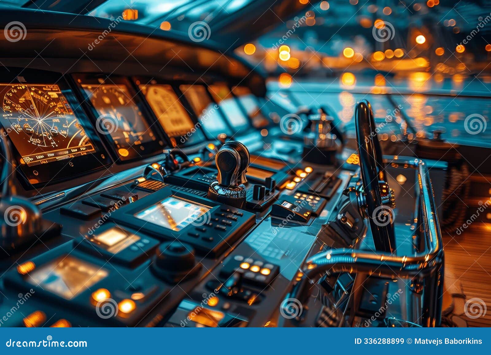 Exploring the Captain S Bridge Control Panel, Steering Wheel, and ...