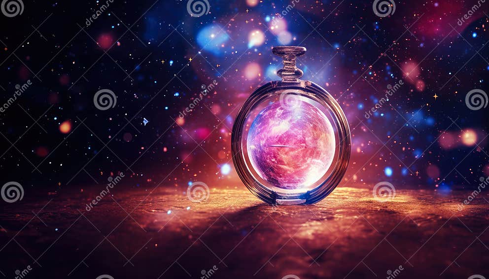 Exploring the Celestial Sphere in Outer Space Stock Illustration ...