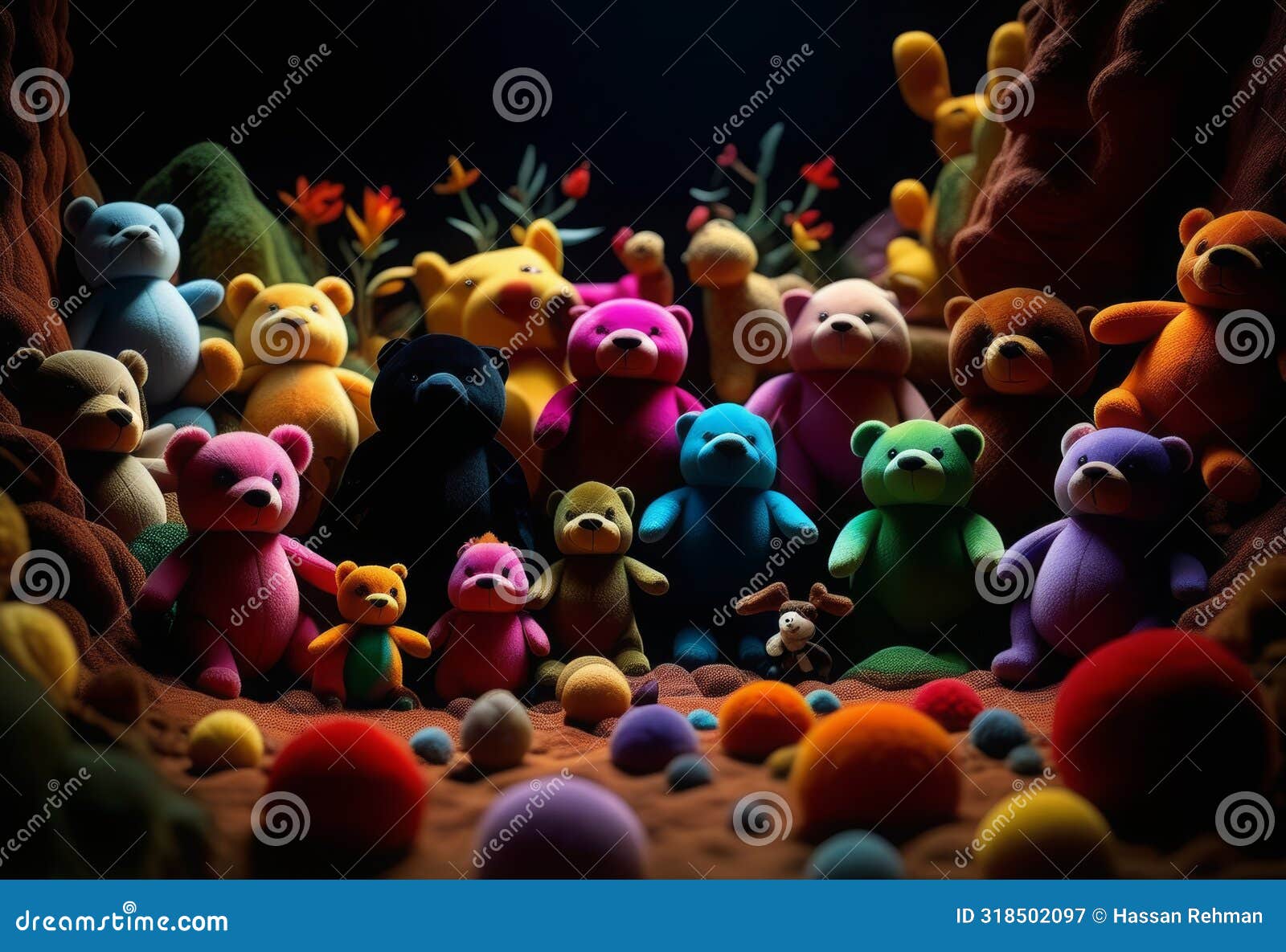 Exploring the Cimmerian Plush Virtual Realm Stock Image - Image of ...