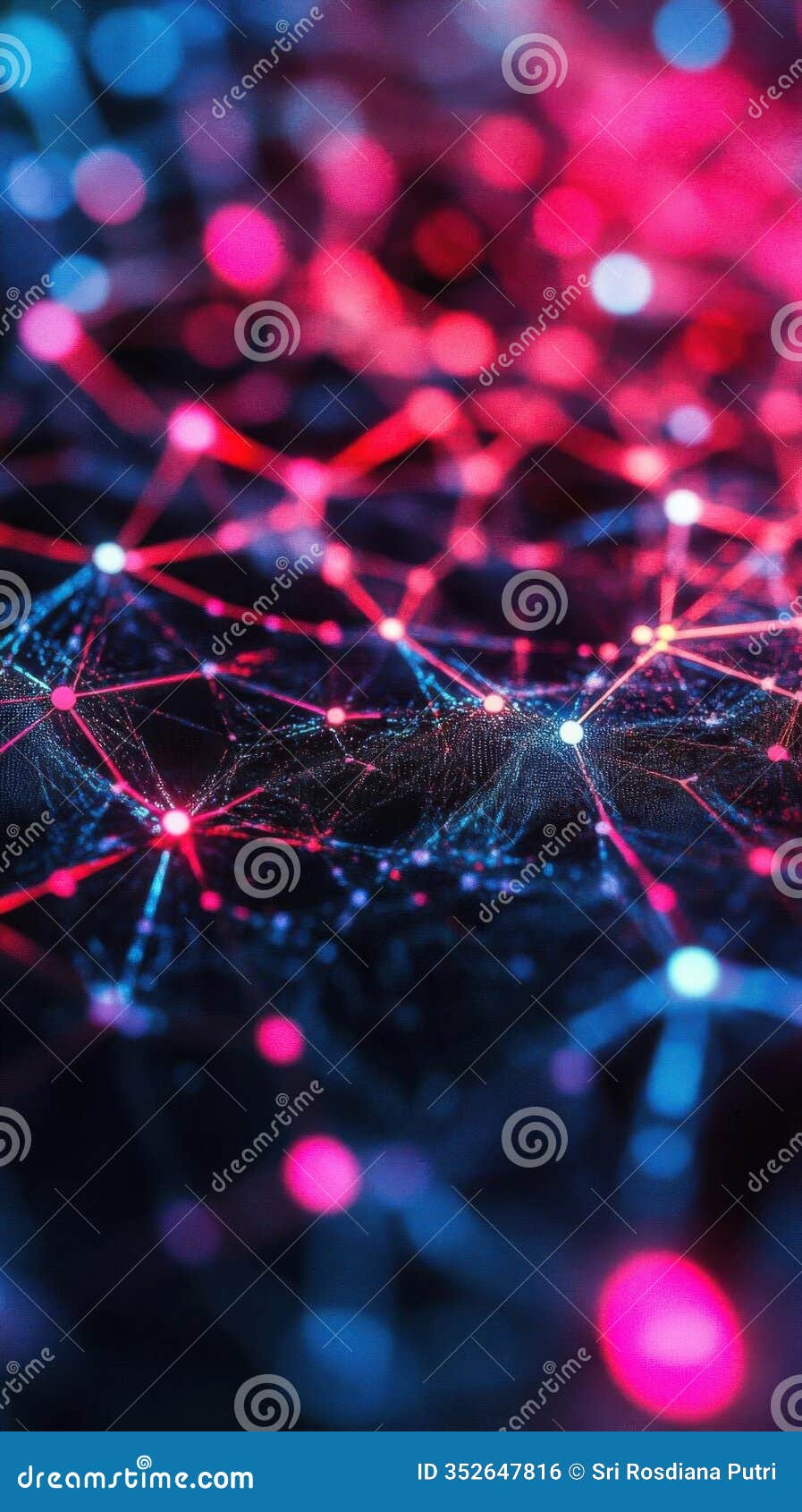 Exploring Complex Network Structures, A Visual Journey Into Interconnected Nodes And Glowing ...