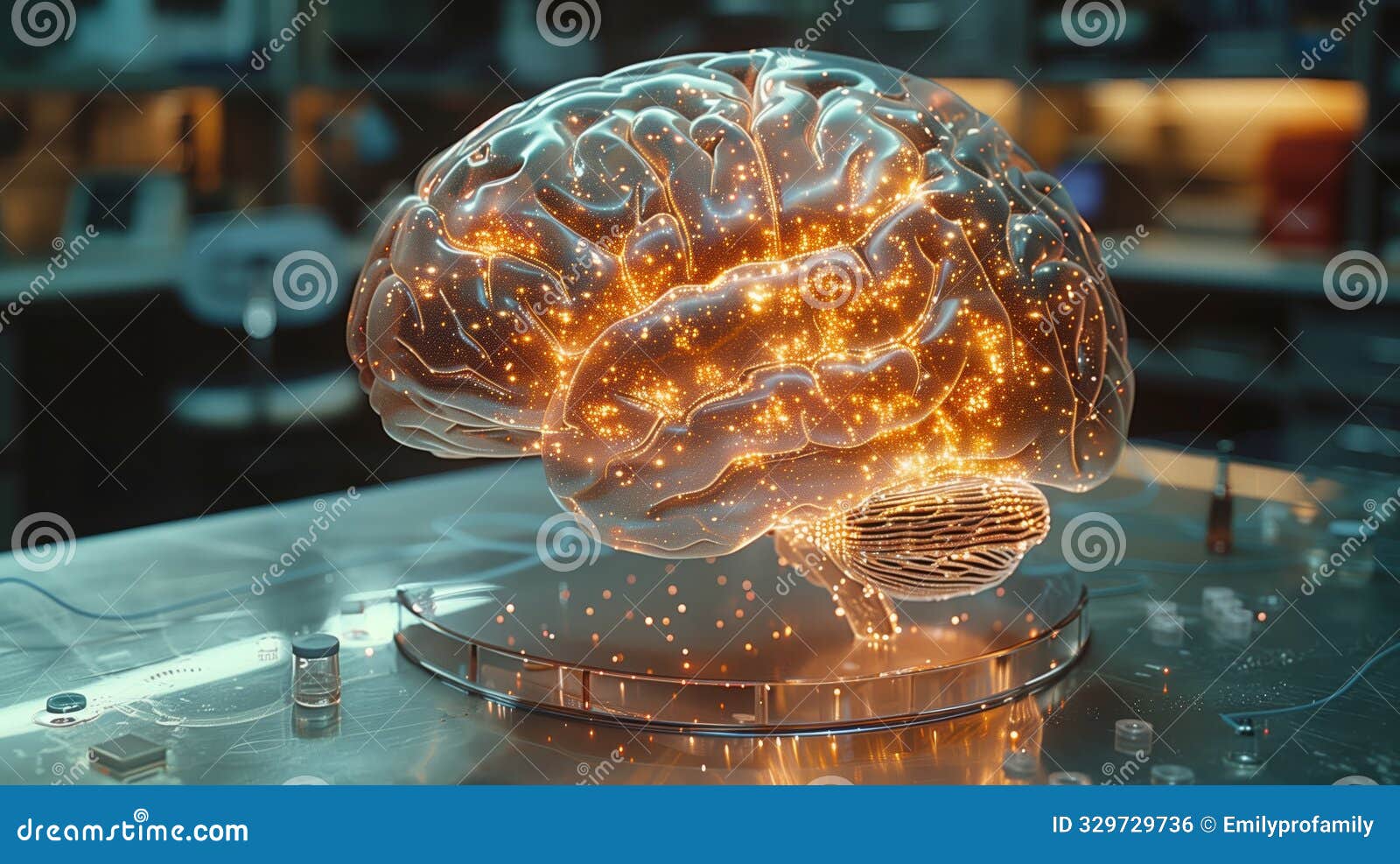 Exploring the Complex Neural Networks of a Glowing Brain Model in a ...