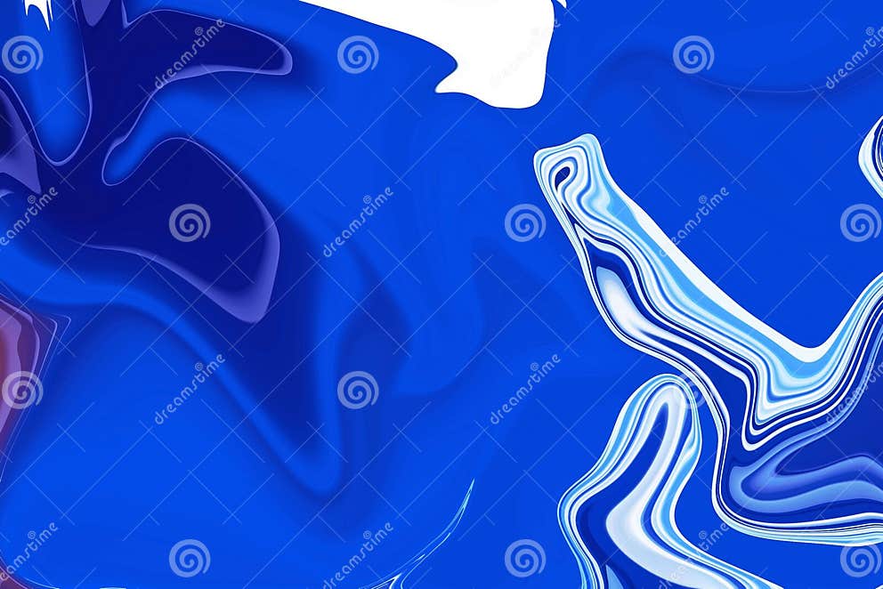 Exploring the Cosmos of Hues and Artistic Patterns in Blue Liquid ...