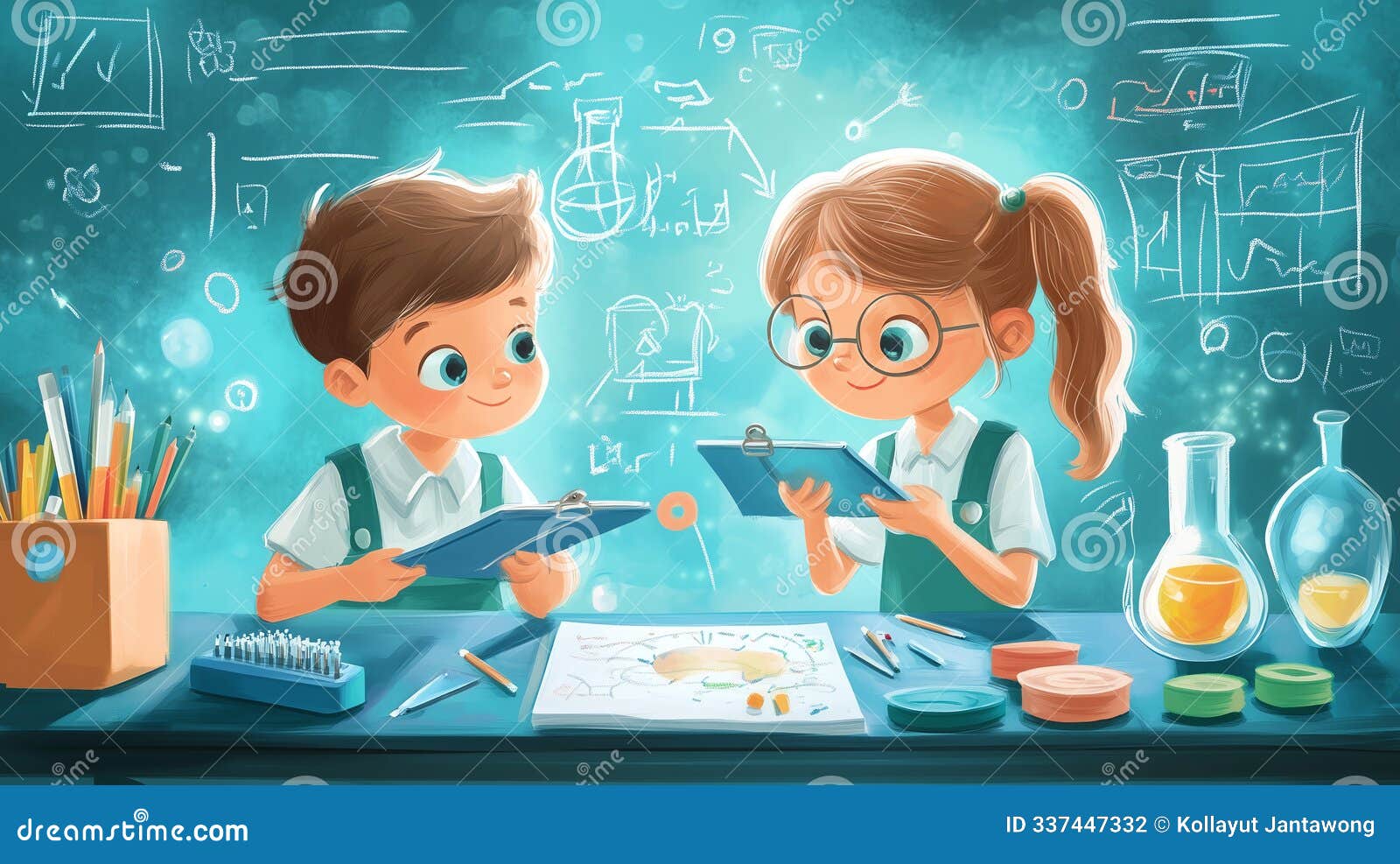 Exploring Curiosity: a Fun Educational Workshop for Kids Stock Photo ...