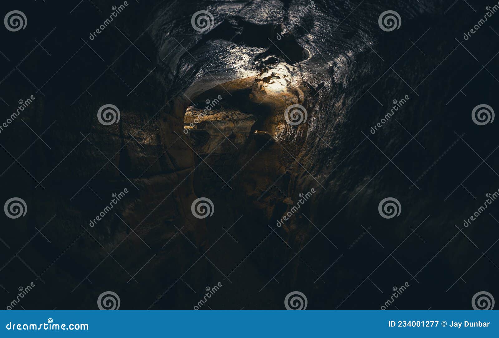 Exploring Underground Caves with Stalactite and Stalagmite Growth Stock ...