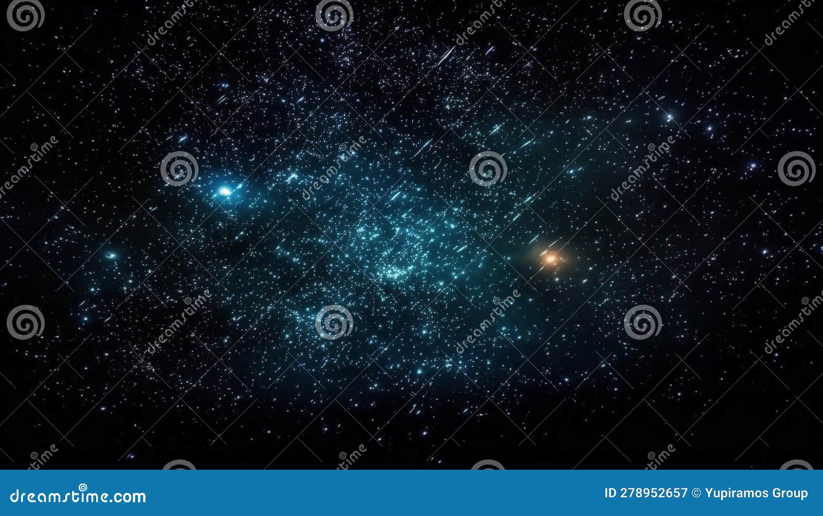 Exploring the Deep Galaxy, a Bright Star Illuminates the Night ...