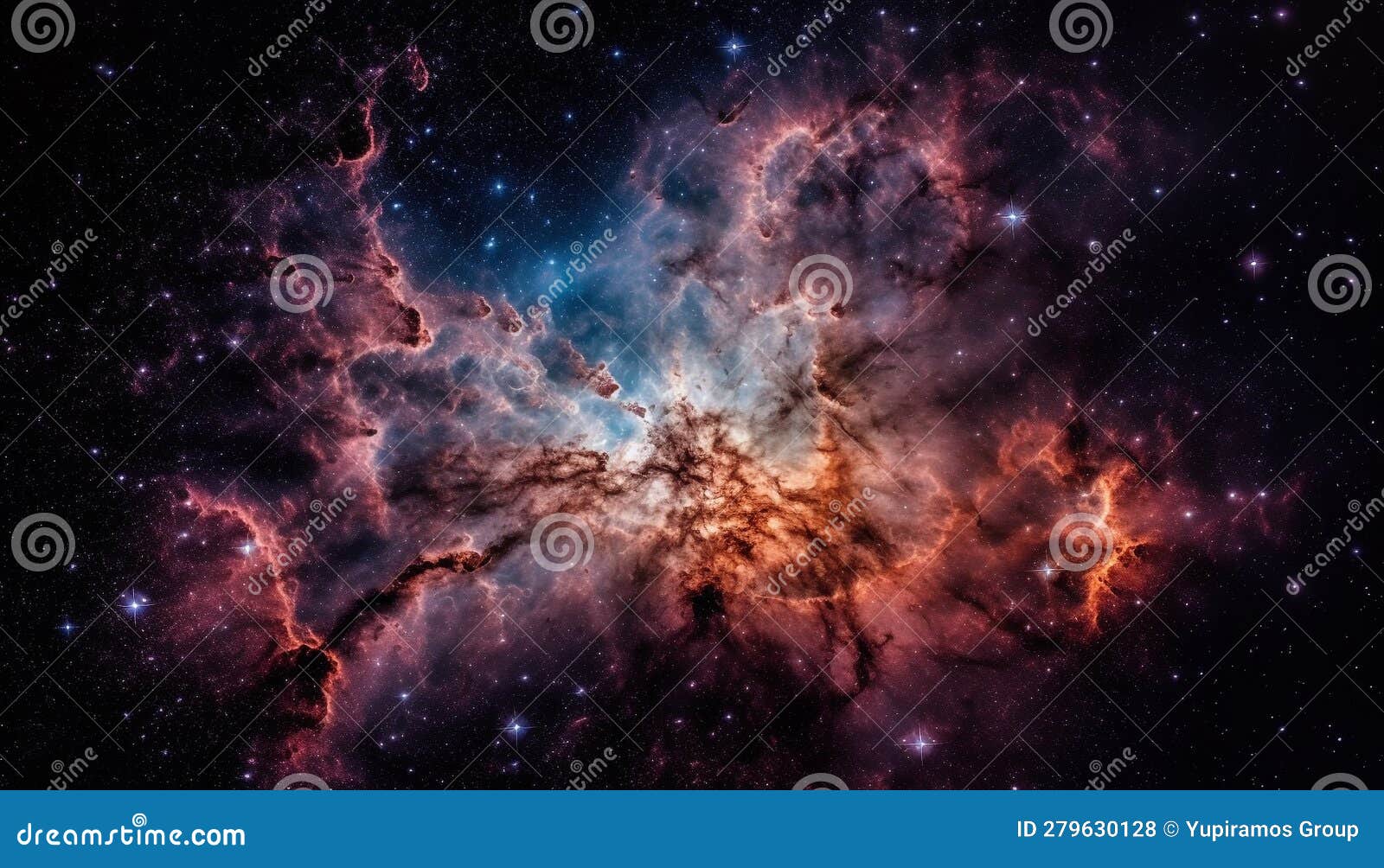 Exploring the Deep Space, a Glowing Supernova Creation Illuminates ...