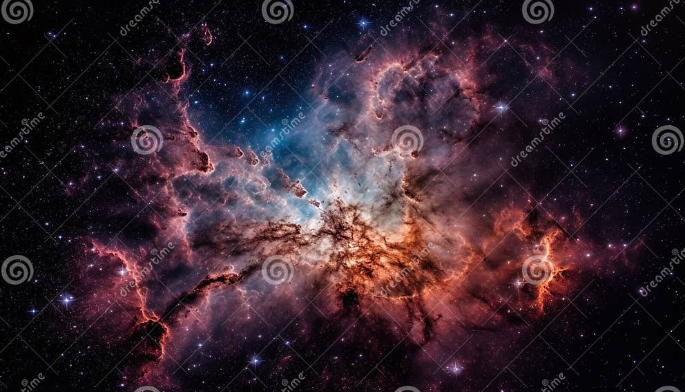 Exploring the Deep Space, a Glowing Supernova Creation Illuminates ...