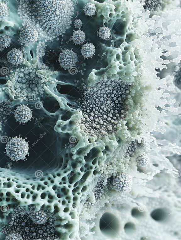 Dense Layer of Microbes Reveals Intricate Structures and Textures in ...