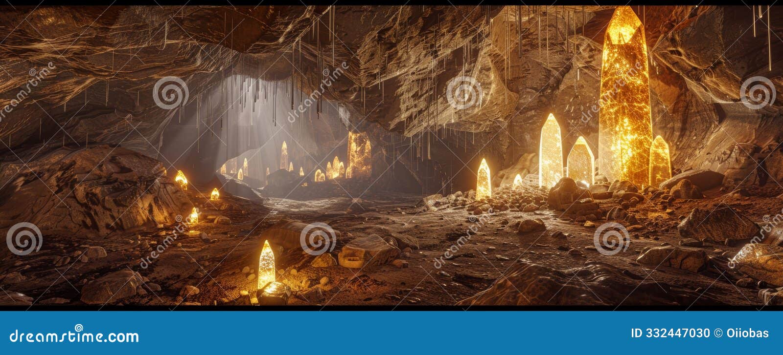 Exploring the Depths: 3D Rendering of an Ancient Subterranean Cavern ...
