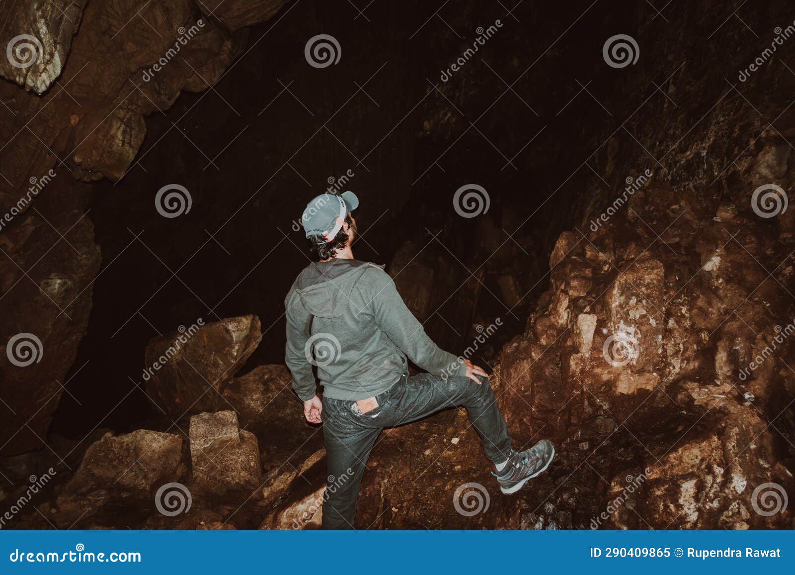 Exploring The Depths Of A Himalayan Cave In Uttarakhand, India, A Man ... Exploring The Depths Of A Himalayan Cave In Uttarakhand, India, A Man ...