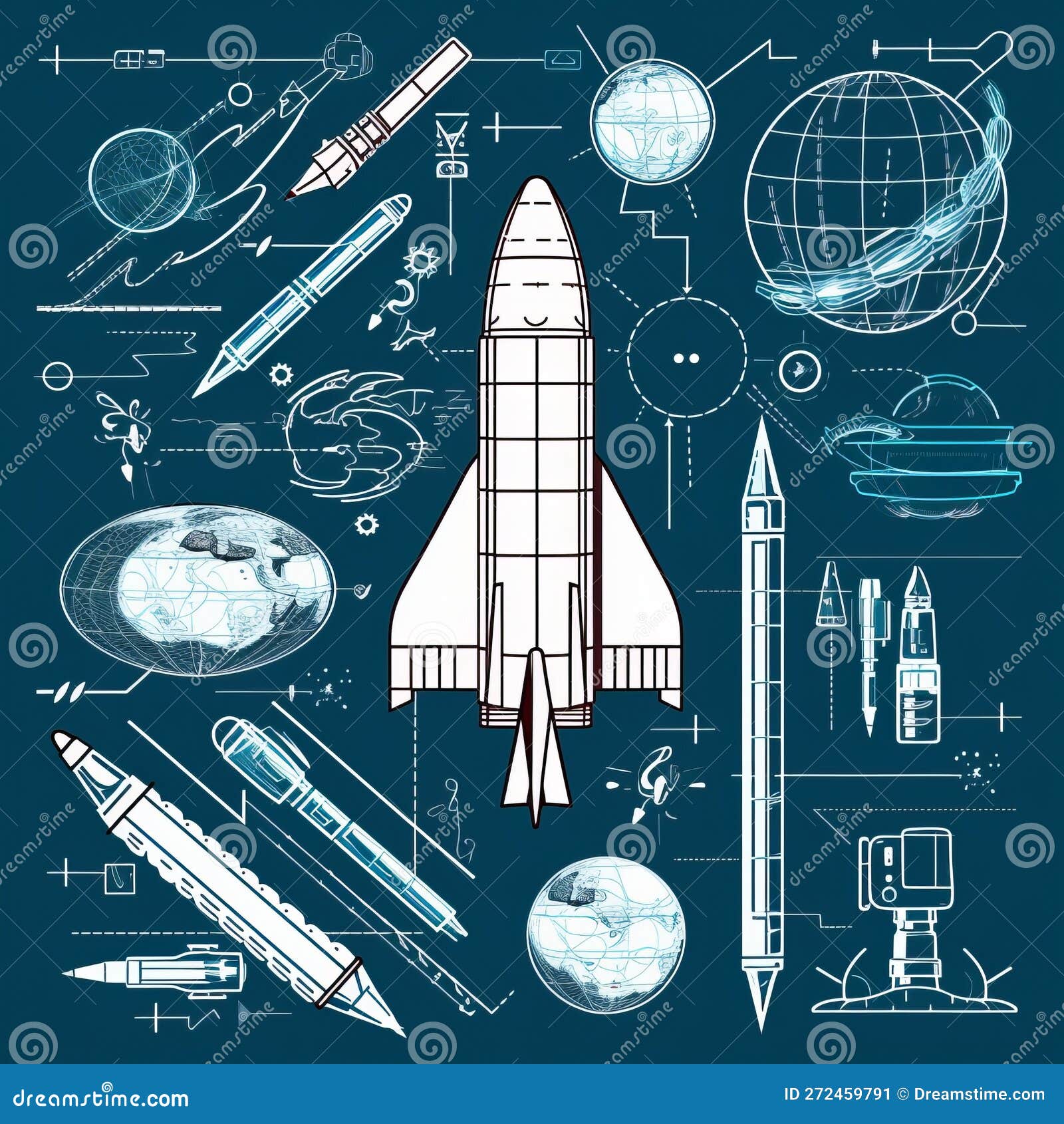 Exploring The Depths Of Rocket Science A Creative Depiction Of Math Physics And Rockets