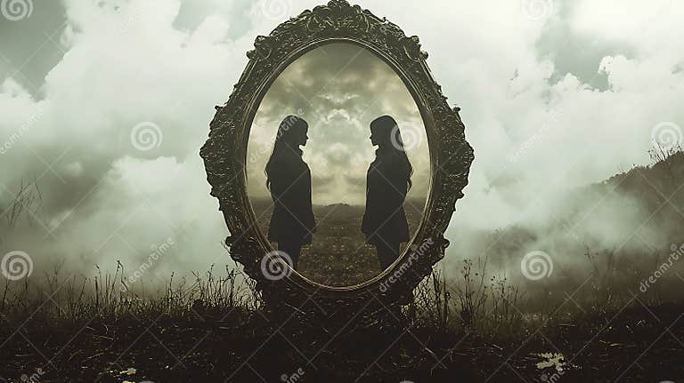 Exploring the Depths of Self a Mirror Reflection Revealing Inner ...