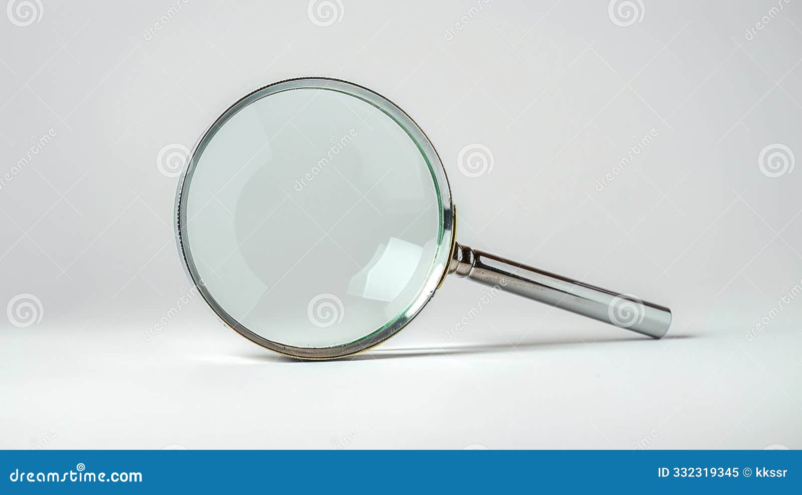 Exploring Details: Magnifying Glass Over A Map Royalty-Free Stock Photo ...