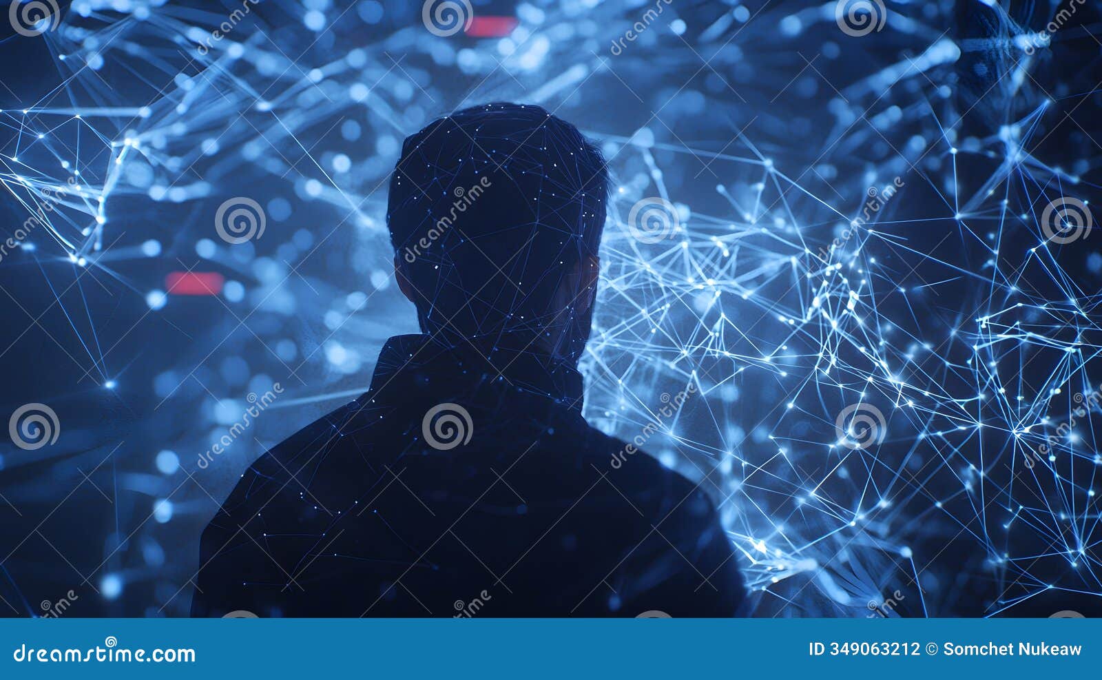 Exploring Digital Connections Person Engaged with Networks Virtual ...