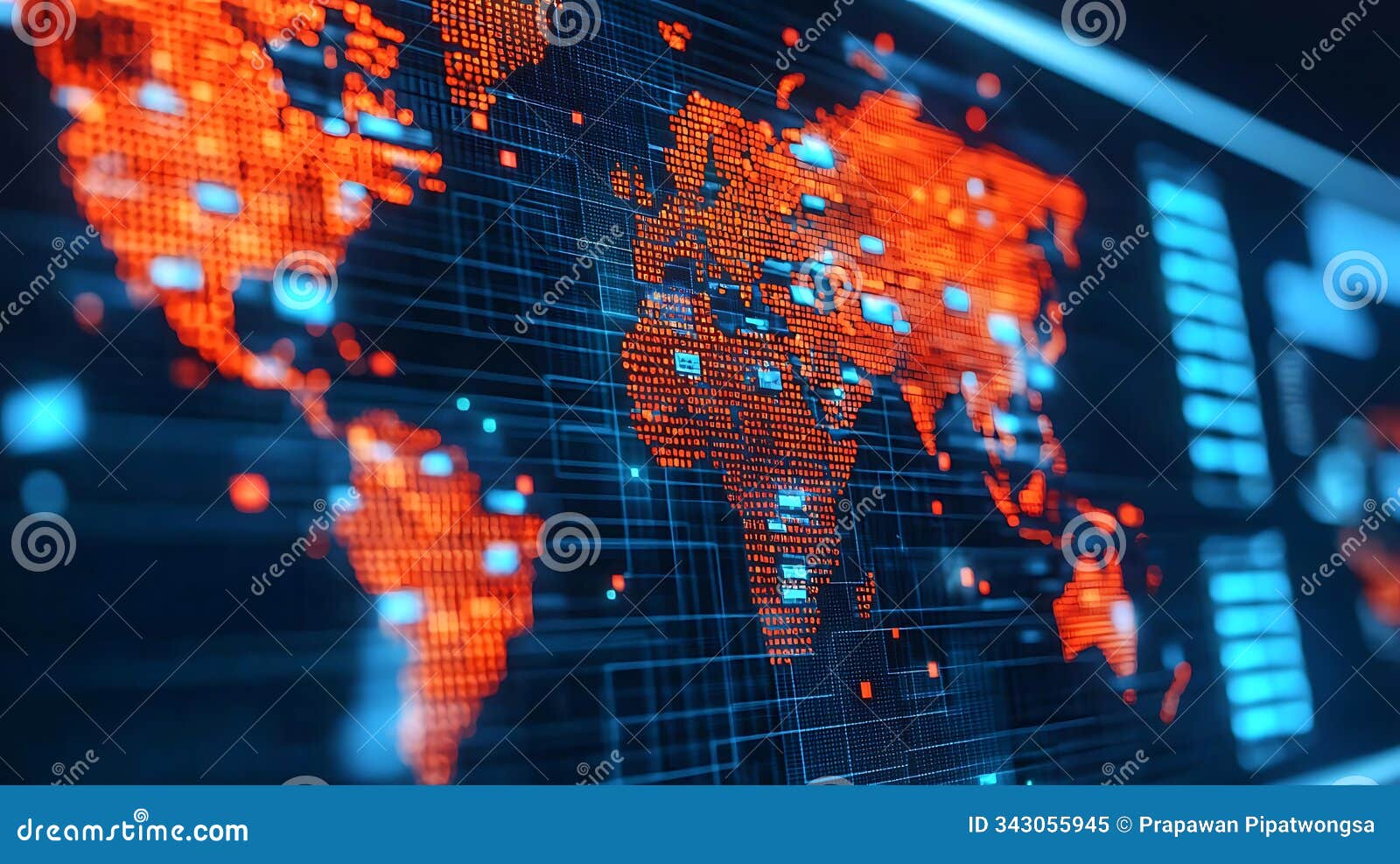 Exploring the Digital World a High-contrast Visualization of Global ...