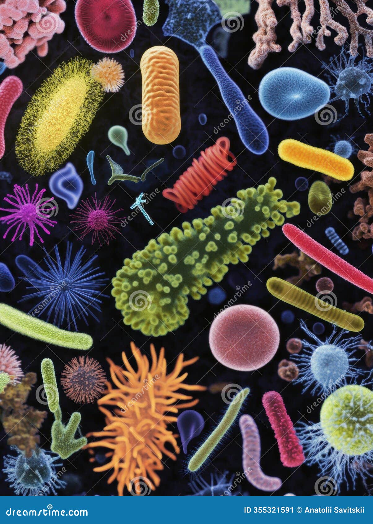 Exploring the Diverse Evolution of Bacteria through Vibrant Microscopic ...