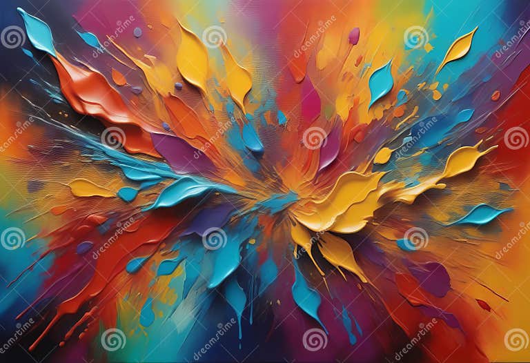 Exploring the Dynamic Interplay of Colors and Textures Stock ...