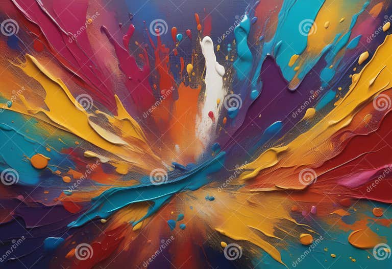 Exploring the Dynamic Interplay of Colors and Textures Stock ...