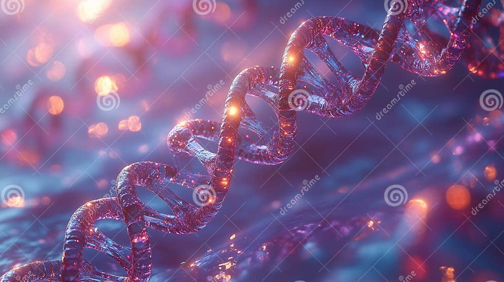 Exploring the Dynamic Structure of DNA in Cellular Biology Stock Image ...