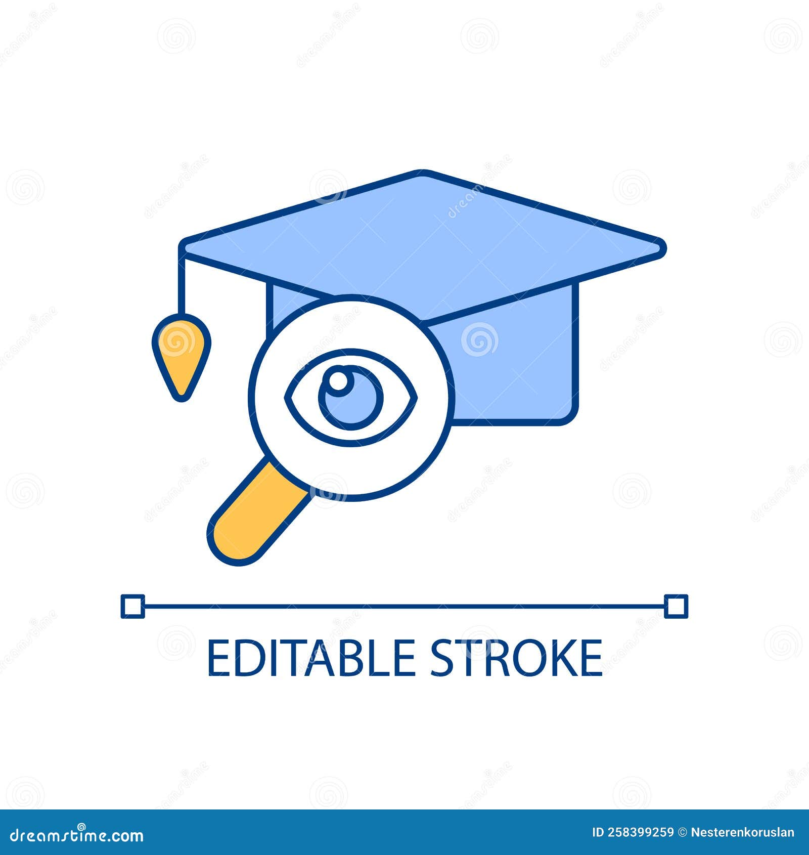 Exploring Educational Opportunities RGB Color Icon Stock Illustration ...